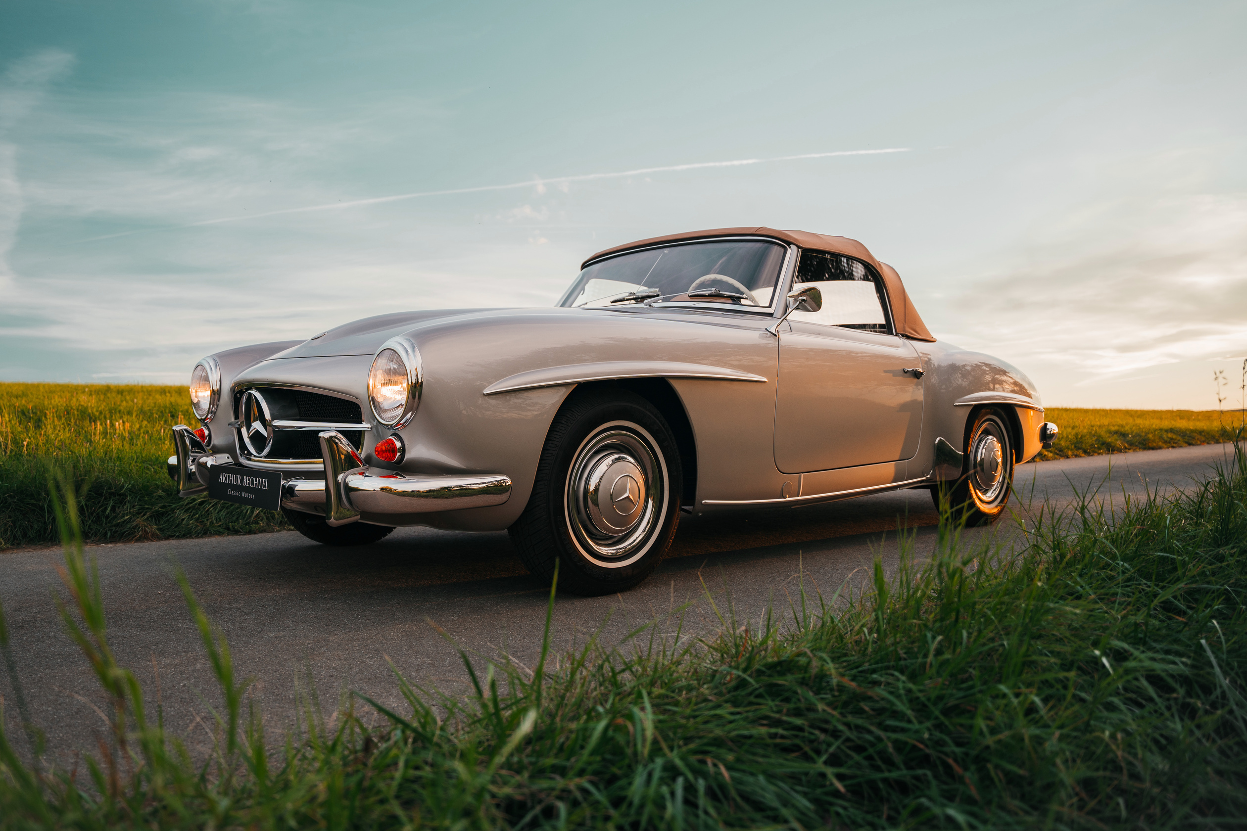 Elegantes Benz 190 Sl Bildernull